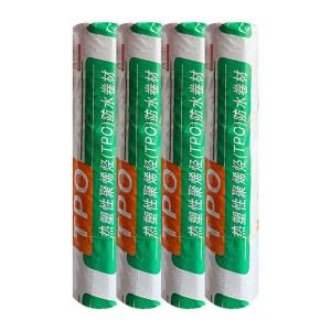Quality Hot Air Welding Tpo Membrane Fleece Backed High Solar Reflectivity Roofing for sale