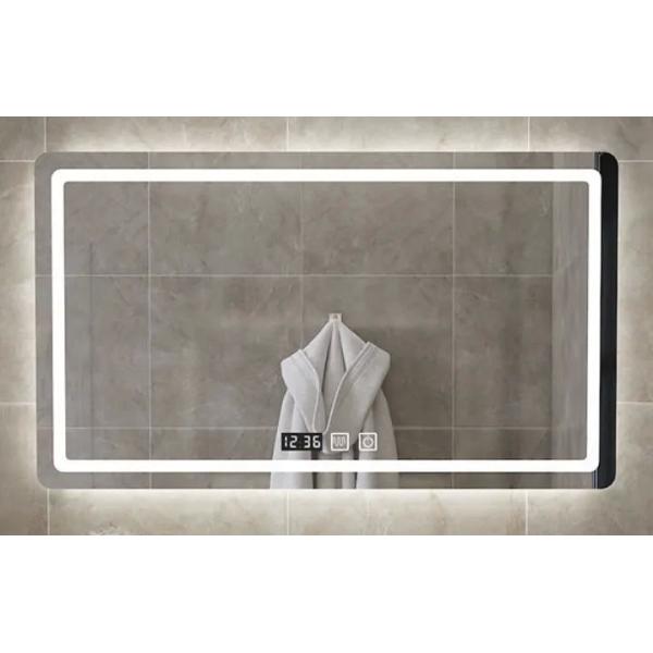 Quality Custom 28 Inch Bathroom Touch Screen Mirror Rectangular Shape for sale