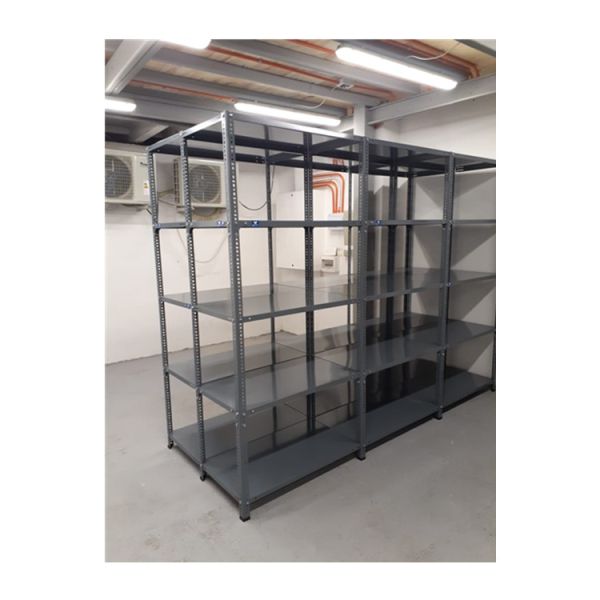 Quality Industrial Steel Slotted Angle Iron Rack Shelving for Customized Color Requirements for sale