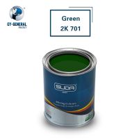 Quality Gloss 2k Acrylic Car Paint High Coverage Car Paint Green Metal Paint for sale