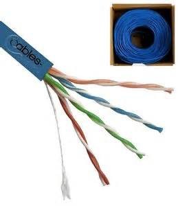 Quality UTP CAT5E Network Cable 24 AWG 4 Pairs Solid Bare Copper for Gigabit Ethernet for sale