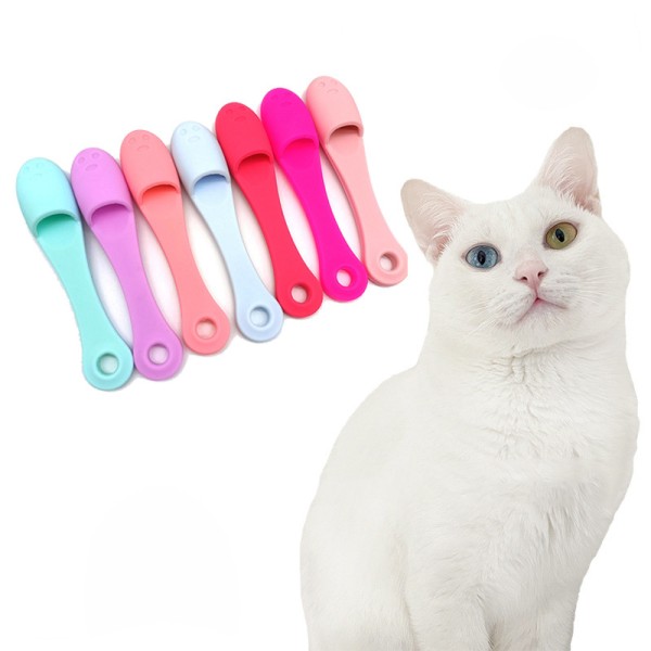 Quality BPA Free Silicon Tooth Brushing Kit Set Teeth Cleaning Dog Finger Pet Toothbrush for sale