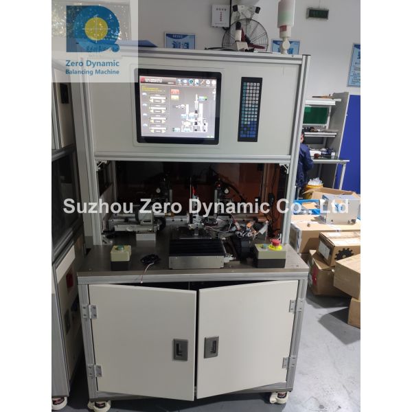 Quality Electric Motor Assembly Double Plane Automatic Scissor Correction Balancing Machine for sale