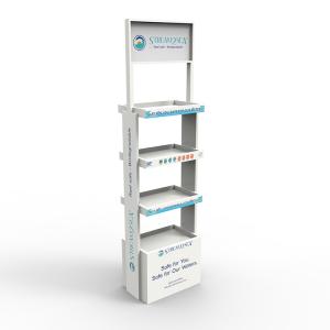 Quality Custom Logo Cosmetic Display Stand Skin Care Acrylic Makeup Display Stand for sale