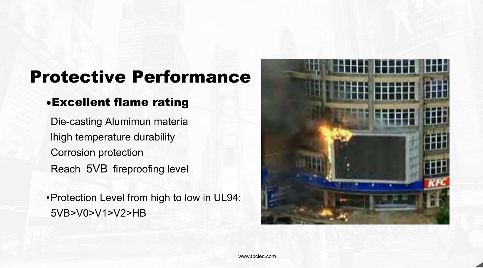 outdoor front service hd led