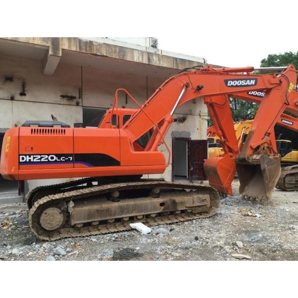 Quality Boom Length 5700mm DOOSAN DH220 21400kg Used Excavator Machine for sale