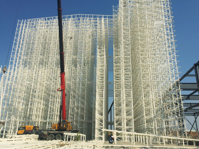 Integrated Logistics Center Pallet Stacker Crane ASRS Automated Shuttle Storage System