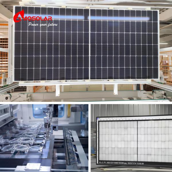 Quality 182mm Half Cell N-type Mono Solar PV Module 570W 580W 590W with IP68 Junction for sale