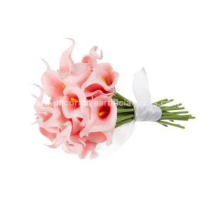 Quality 10 Heads Calla Lily Artificial Silk Flowers Fake Flower Bouquet for sale