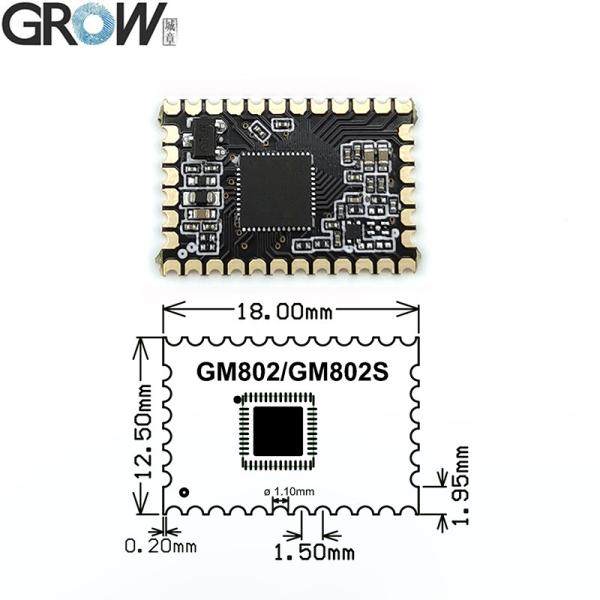Quality GROW GM802 Series Small DC3.3V Barcode Scanner Module Board USB/TTL232 Interface for sale