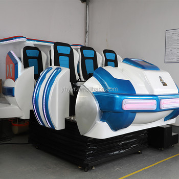 Quality 6 Seats Multiplayer Games VR 4500W Commercial VR Simulator 9D for sale