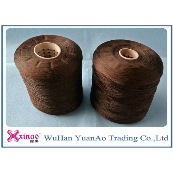 Quality High Tenacity Ring Spun Polyester Yarn / 100% Polyester Ring Twist Yarn Raw for sale