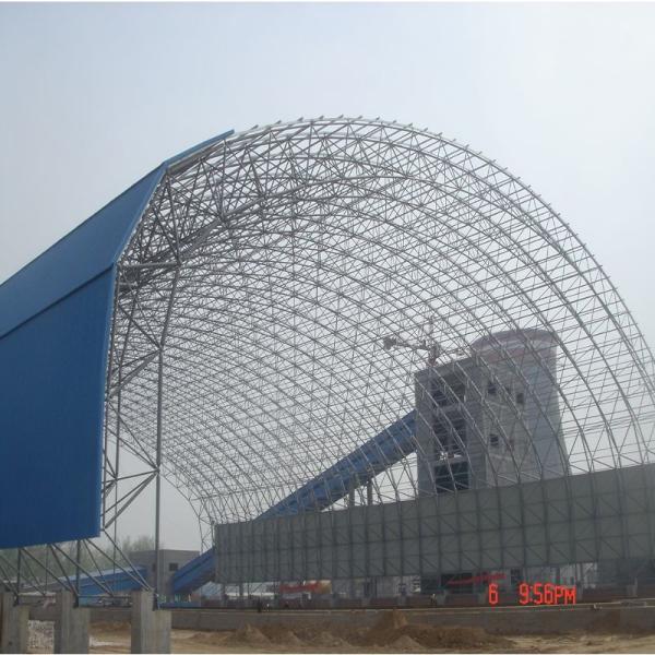 Quality S355JR Prefabricated Steel Space Frames Structure Galvanized For Power Station for sale