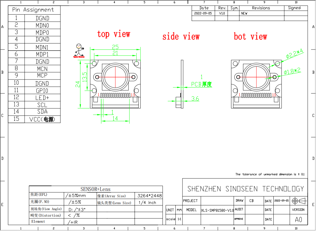 IMX219 8MP Camera Module High-Definition Raspberry Pi Camera with 1080p Video Support manufacture