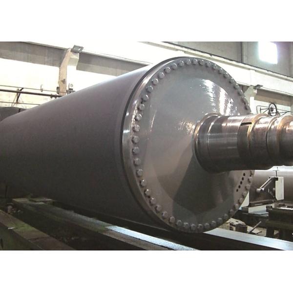 Quality Press Paper Machine Rolls customized Jumbo Blind Hole Rubber Press Rolls for sale