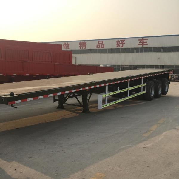 Quality 3/4 Axles 20ft 40ft 45ft Used Flatbed Semi Trailers for sale