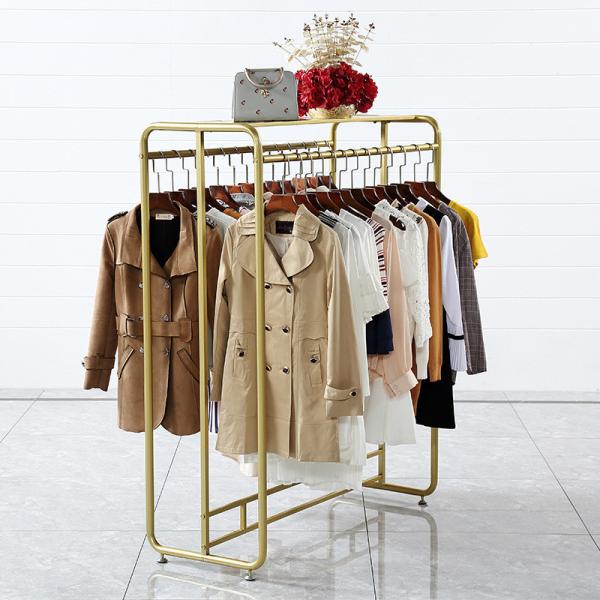 Quality Floor Standing Portable Clothing Display Rack For Boutique Store Rod for sale