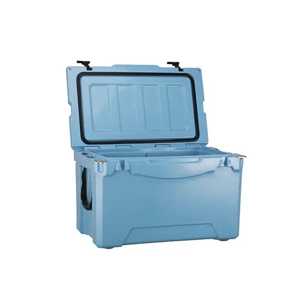 Quality Customized 50L Rotomolded Cooler Box , Fishing Plastic Insulated Ice Box for sale