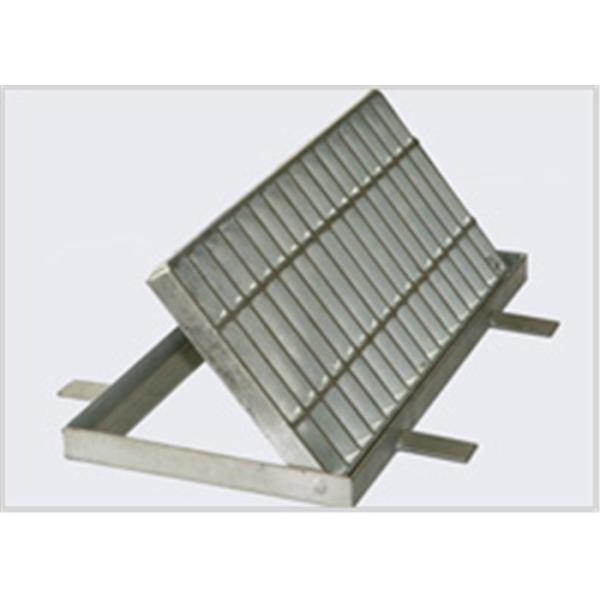 Quality 30 × 3 Floor Trough Drain Grates , Sliding Resistant Metal Trench Drain Grates for sale