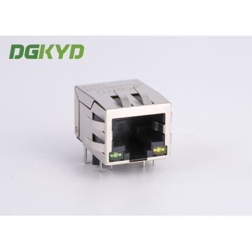 Quality Right Angle CAT6 RJ45 Modular Connector With Transformer For Monitor for sale