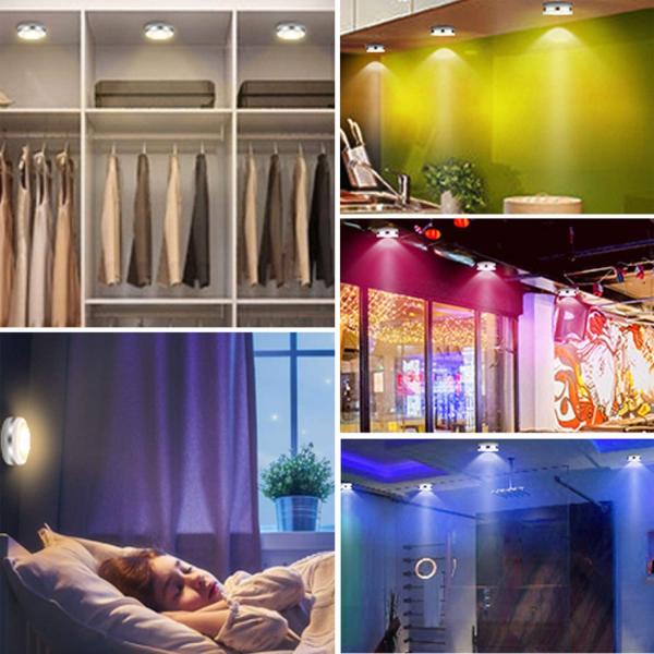 Quality 4000K 30LM 0.3W Remote Control Under Cabinet Light USB Rechargeable Cordless for sale