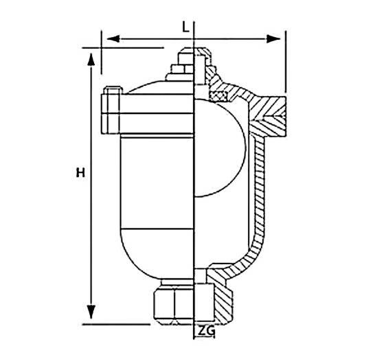 Qb1 Exhaust Valve with Female Thread