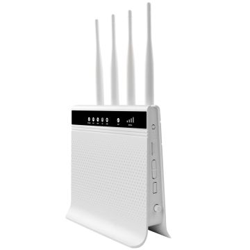 Quality 5dbi Antenna LTE Router Volte 1200Mbps 4G Sim Card Slot Router for sale
