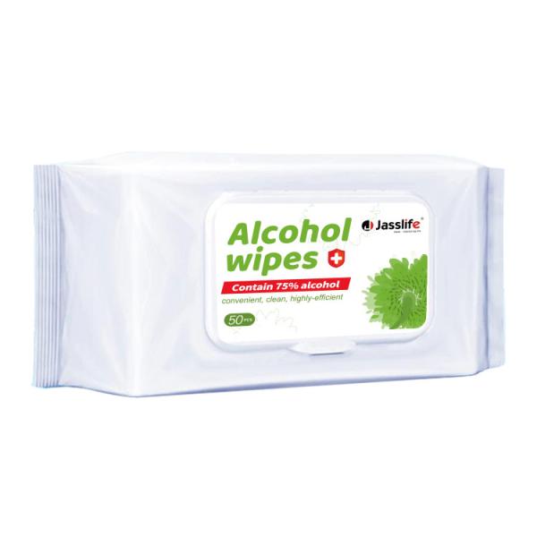 Quality Professional Alcohol Surface Wipes 50 Pcs  Antiseptic Cleansing Wipe for sale