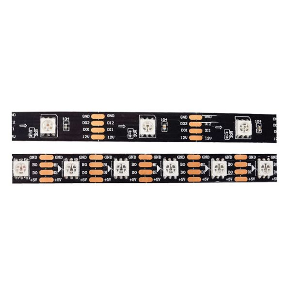 Quality 5v 5050 Addressable Rgb Light Strip Non Waterproof IP20 60leds/Meter for sale