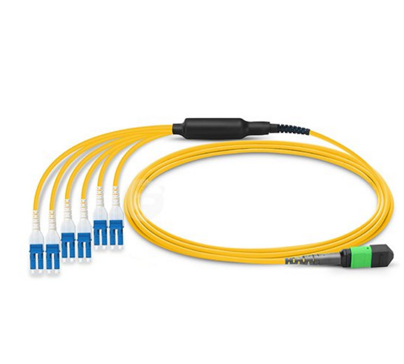 Quality MPO To LC Breakout Cable 8 Core 12 Core Or 24 Core for sale