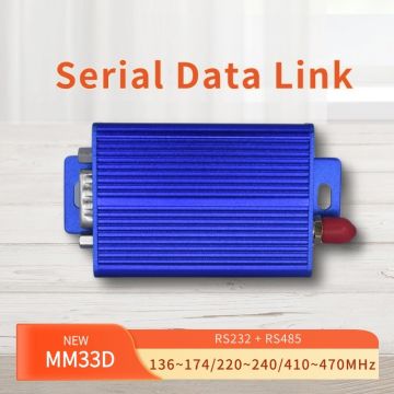 Quality MM33D Wide Over-the-Air Baud Rate Serial Data Radio Data Link DTL RS232 / RS485 for sale