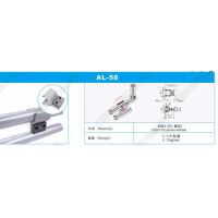 Quality Silvery Joints Lightweight AL-58 Aluminum Tube Connectors for sale