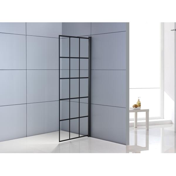 Quality Aluminum Frame Bathroom Shower Sliding Glass Doors 6mm for sale
