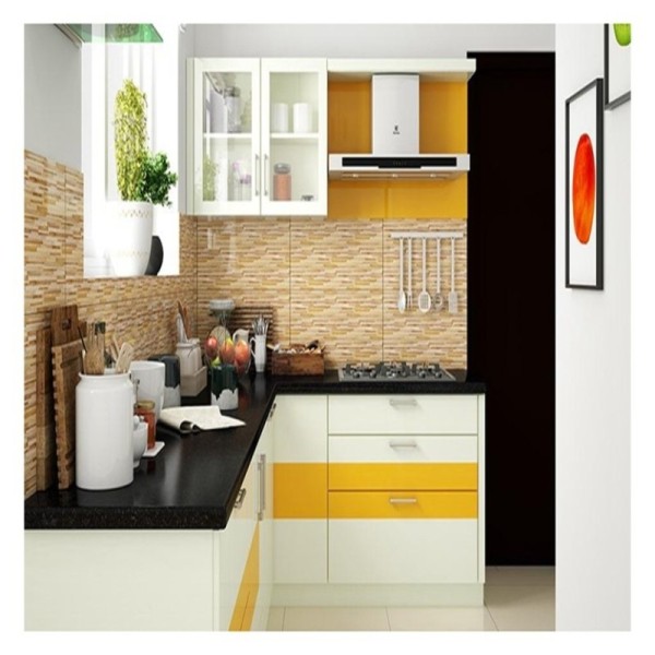 Quality Modern White Solid Wood Glass Panel Cabinets Space-Saving Solution for Small for sale