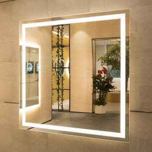 Quality Custom Decorative Wall LED Touch Sensor Bathroom Magnifying Vanity Mirror With for sale