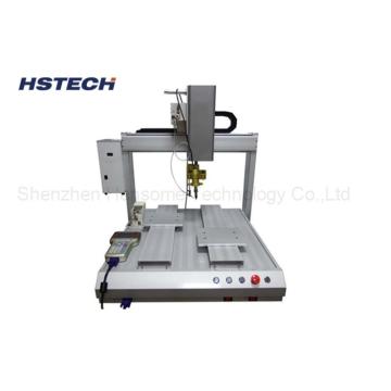 Quality 5 Axis Automatic Soldering Robot Dual Station Timing Belt Hiwin Linear Guide for sale
