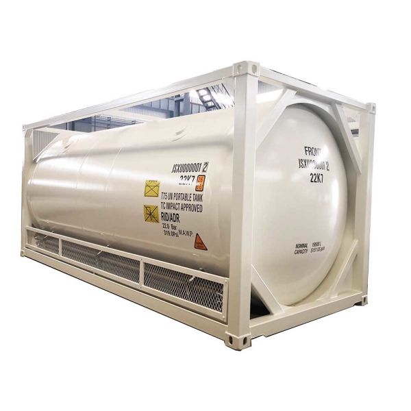 LCO2 Cryogenic Tank Container LC2H4 ISO Tank T75 For Storage Transport ...