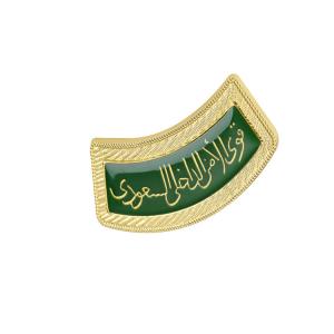 Quality Aluminum Alloy 5cm-8cm Custom Metal Badge Police Station Five Pointed Star for sale