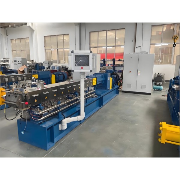 Quality 75mm Twin Screw Extrusion Machine for Household Plastic Product Raw Material Modification for sale