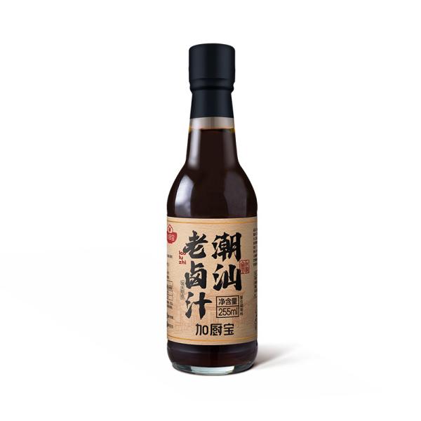 Quality Add kitchen treasure Chaoshan old marinade glass bottle old marinade marinated duck goose meat sauce beef marinade family 255ml for sale