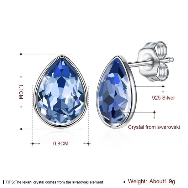 Quality Women Pink Sterling Silver Jewelry Earrings for sale