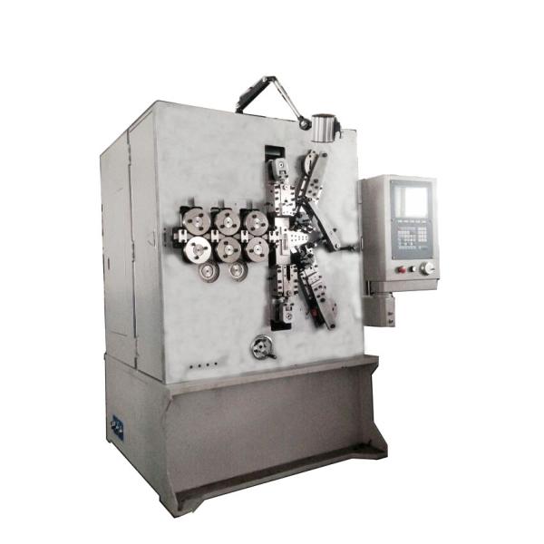 Quality 90 mm CNC Five Axis Compression Coiler Machines Servo Drive Controlled for sale