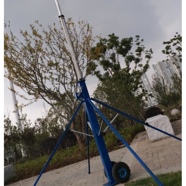 Quality 15 Meter Aluminum 6063 Antenna Telescoping Mast winch up mast portable mast for sale