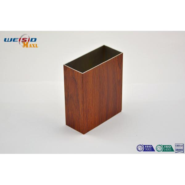 Quality Wooden Surface Aluminum Section Aluminium Sliding Window Frame for sale