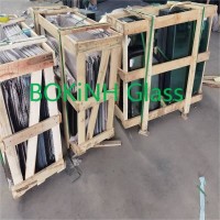 Quality AT304643 HITACHI Excavator Cab Left Side Straight Position NO.2 Tempered Glass for sale