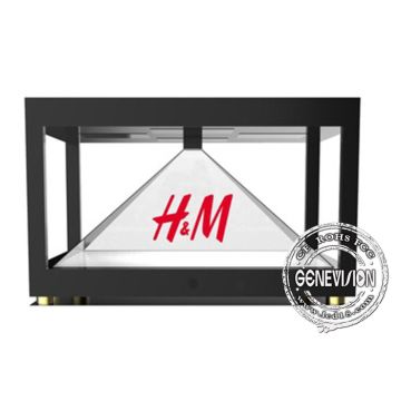 Quality Super Big 360 Degree 3d Hologram Pyramid Showcase With USB 80W Power Consumption for sale