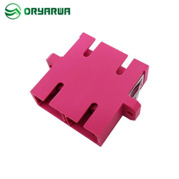 Quality OM4 Duplex SC Fiber Optic Adapter Multimode Integrally Formed for sale