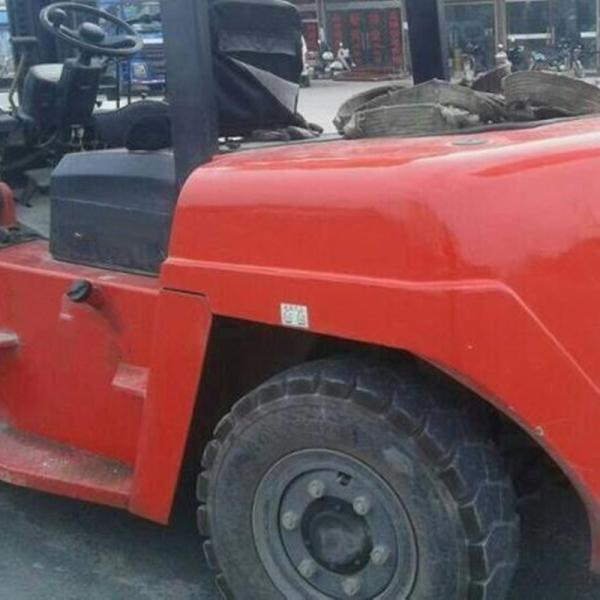 Quality Used 14 Ton Four-Wheel Internal Combustion Forklift With CUMMINS Engine for sale