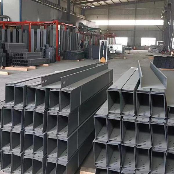 Quality 100mm Width Silver Solid Cable Tray For Wall Mount Installation In Silver Solid for sale