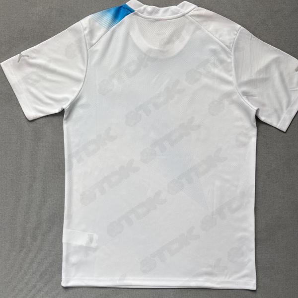 Quality OEM ODM Football Team Jersey Fan White Polyester Jersey for sale